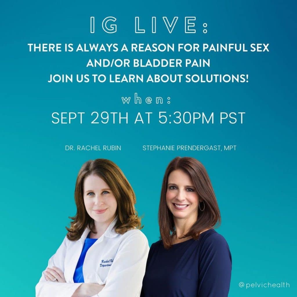 ICYMI: IG Live with Sexual Medicine Expert Rachel Rubin